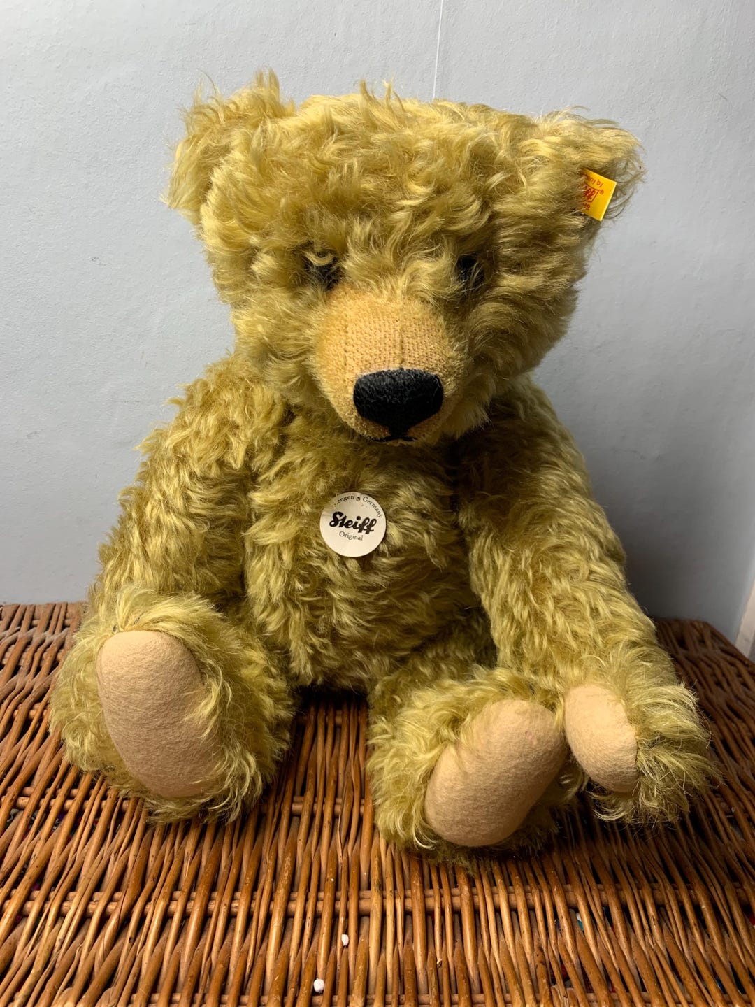 Vintage Large STEIFF Classic Mohair Teddy Bear 42cm EAN 004810 With ...