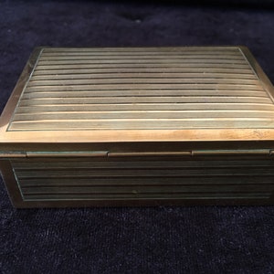 Vintage State Express Brass Cigarette Box - Etsy