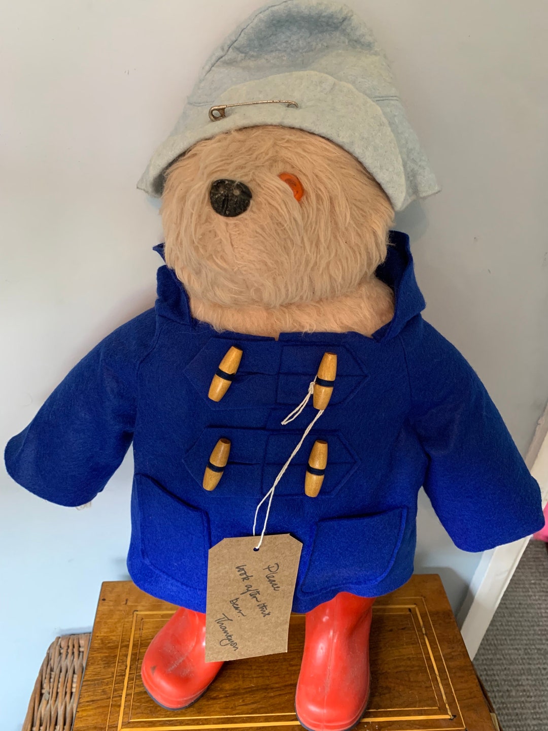 Vintage Large Rare Paddington Bear 1970s by Gabrielle Designs With Rare ...