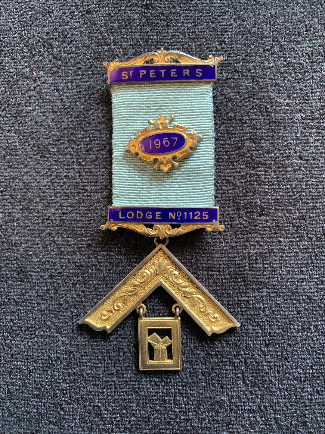 Vintage Masonic Jewel Sterling Silver St Peters Lodge No 1125 1967 - Etsy