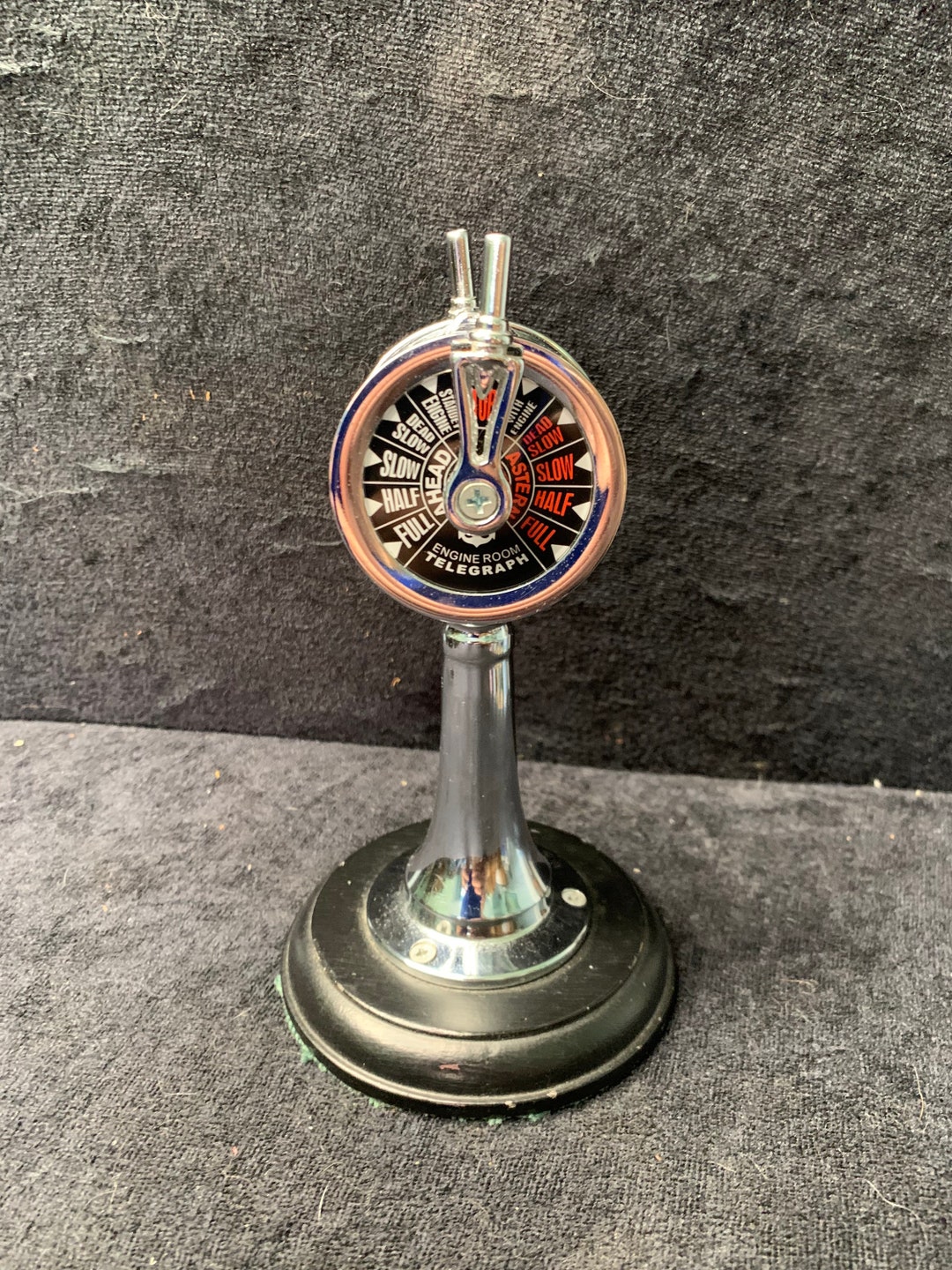 Vintage Ships Engine Room Telegraph Model / Paperweight - Etsy
