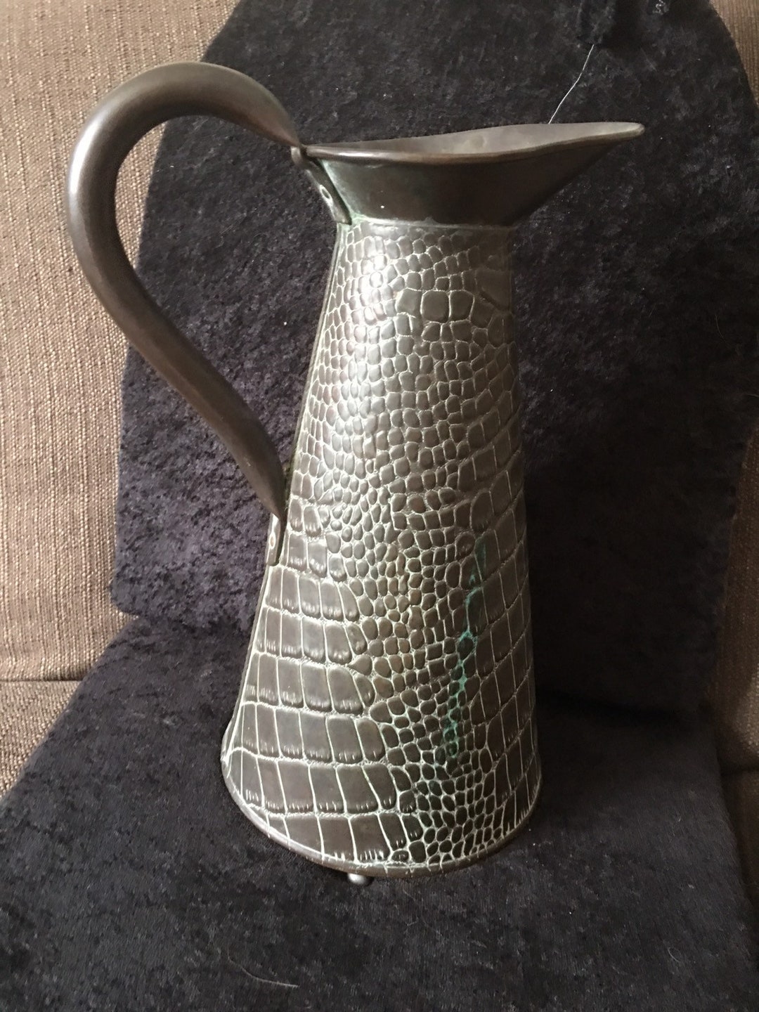 Vintage Joseph Sankey of Bilston No 6 Large Copper Crocodile / Snake ...