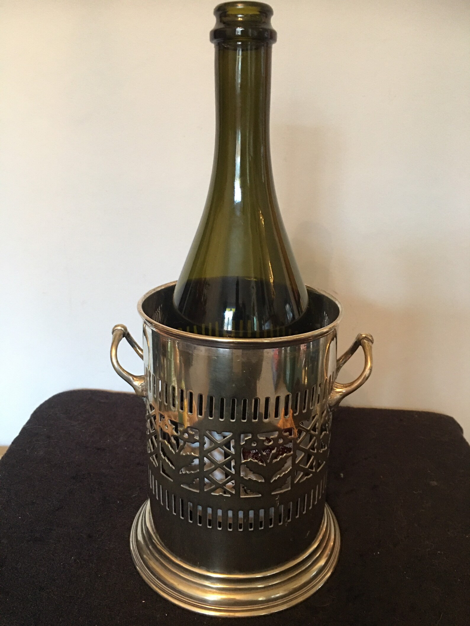 Vintage Silver Plated Champagne/ Wine Cooler - Etsy UK
