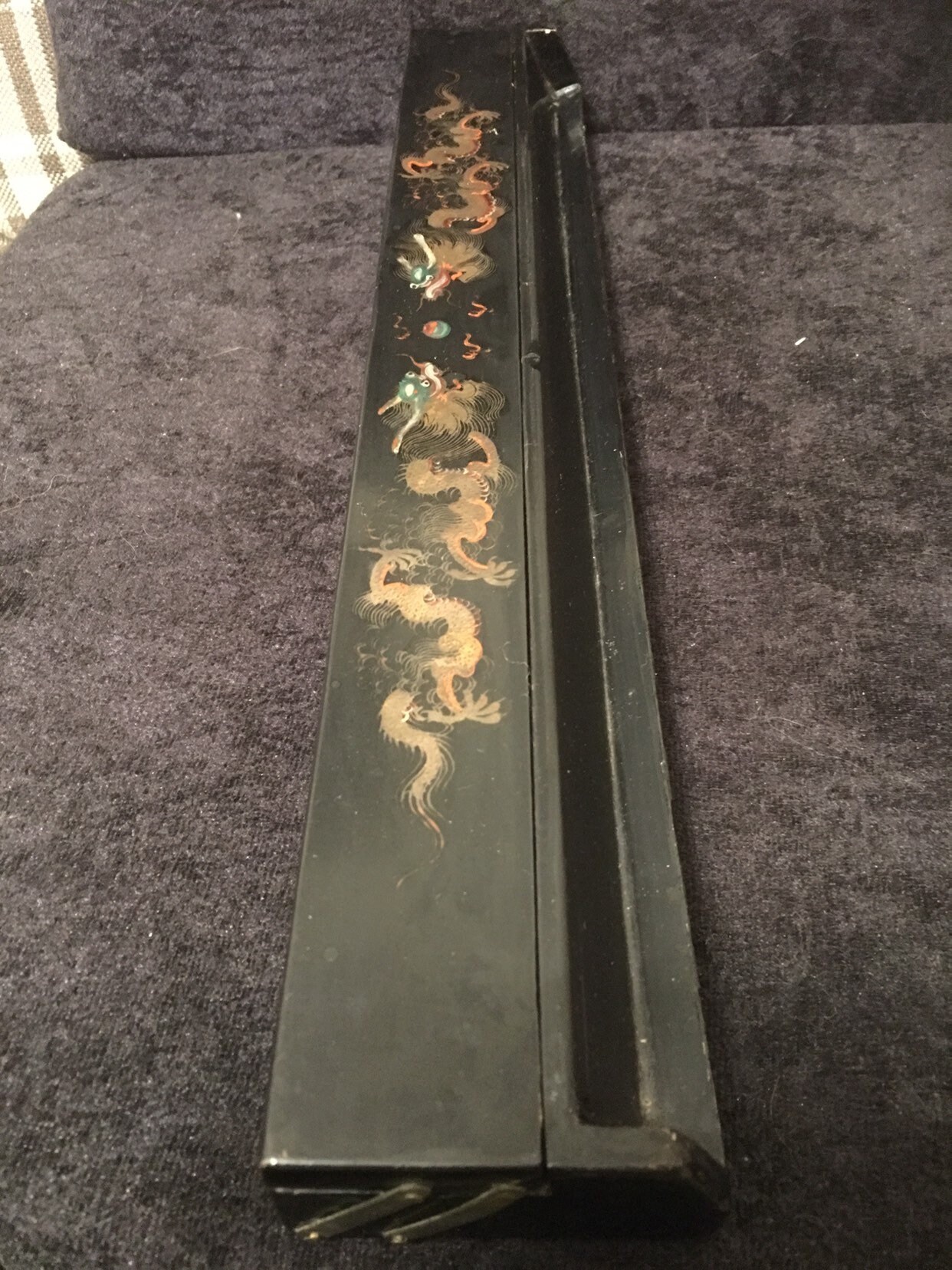 Rare Antique Japanese Lacquer Ware Paint Box / Writing Box - Etsy