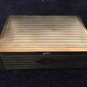 Vintage State Express Brass Cigarette Box - Etsy