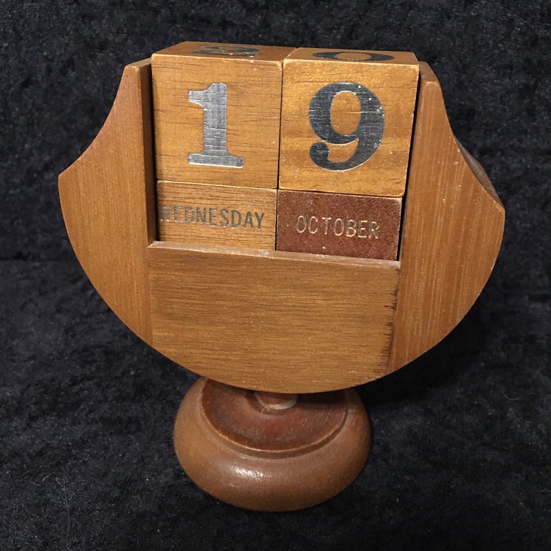 Brass Perpetual Calendar - Etsy