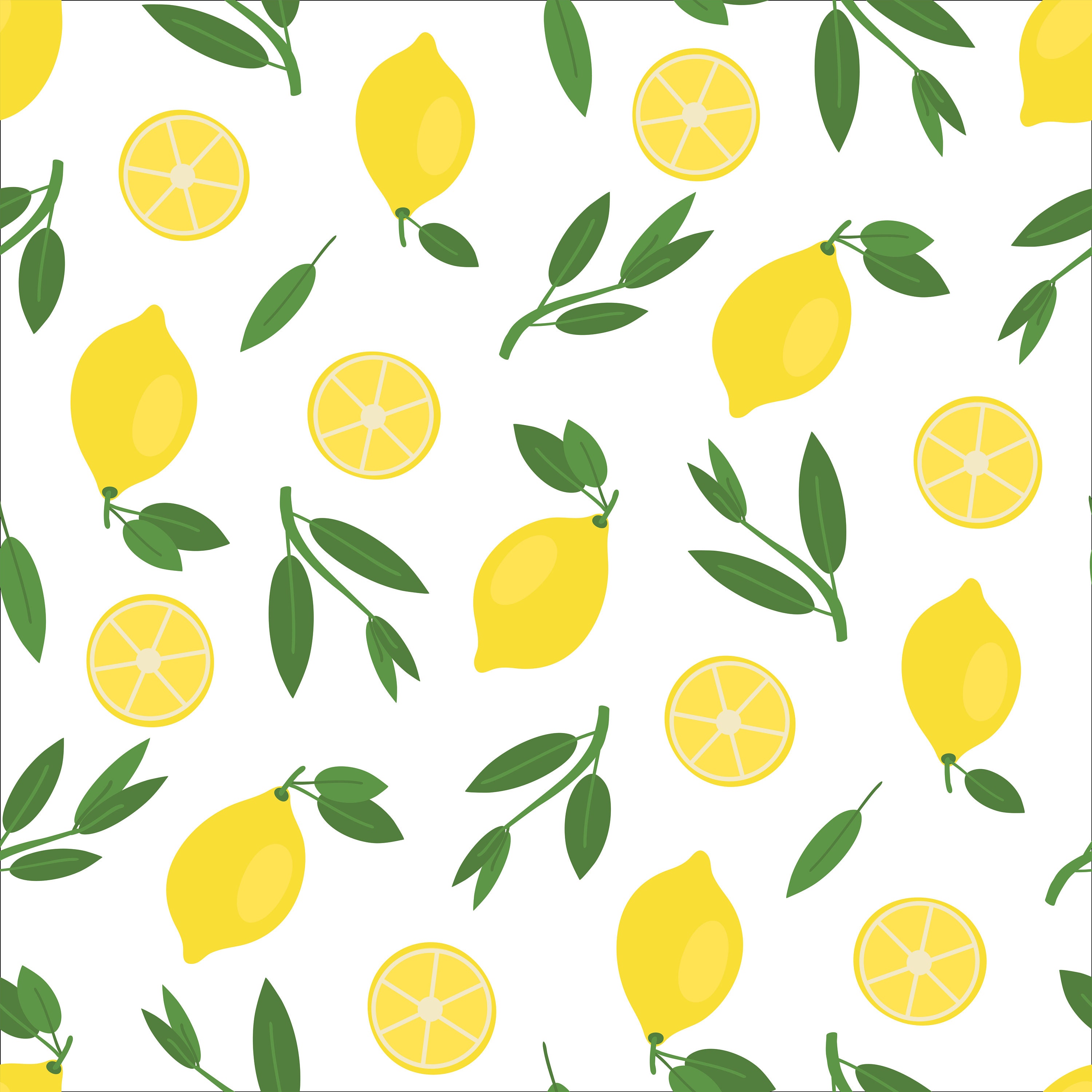 Citrus digital paper lemon decor digital paper pack fruit | Etsy