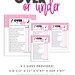Bridal Shower Game: Over or Under Quiz (PDF Instant Download) - Etsy
