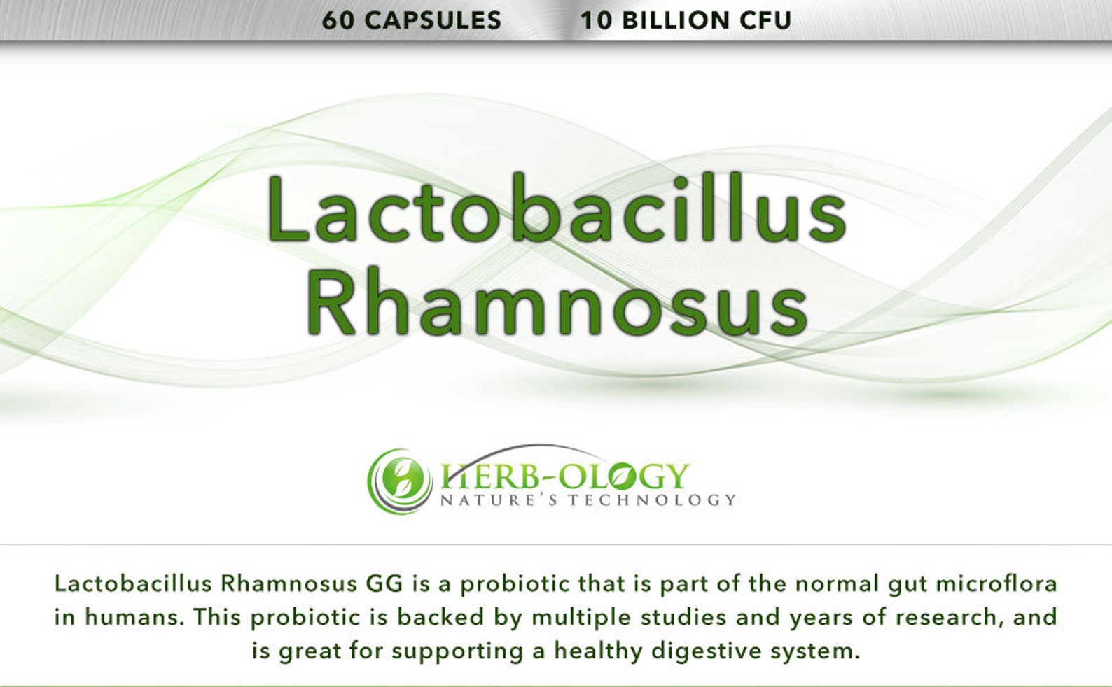 Lactobacillus Rhamnosus 60 High Strength Capsules 10 - Etsy UK