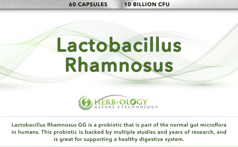 Lactobacillus Rhamnosus 60 High Strength Capsules 10 - Etsy UK