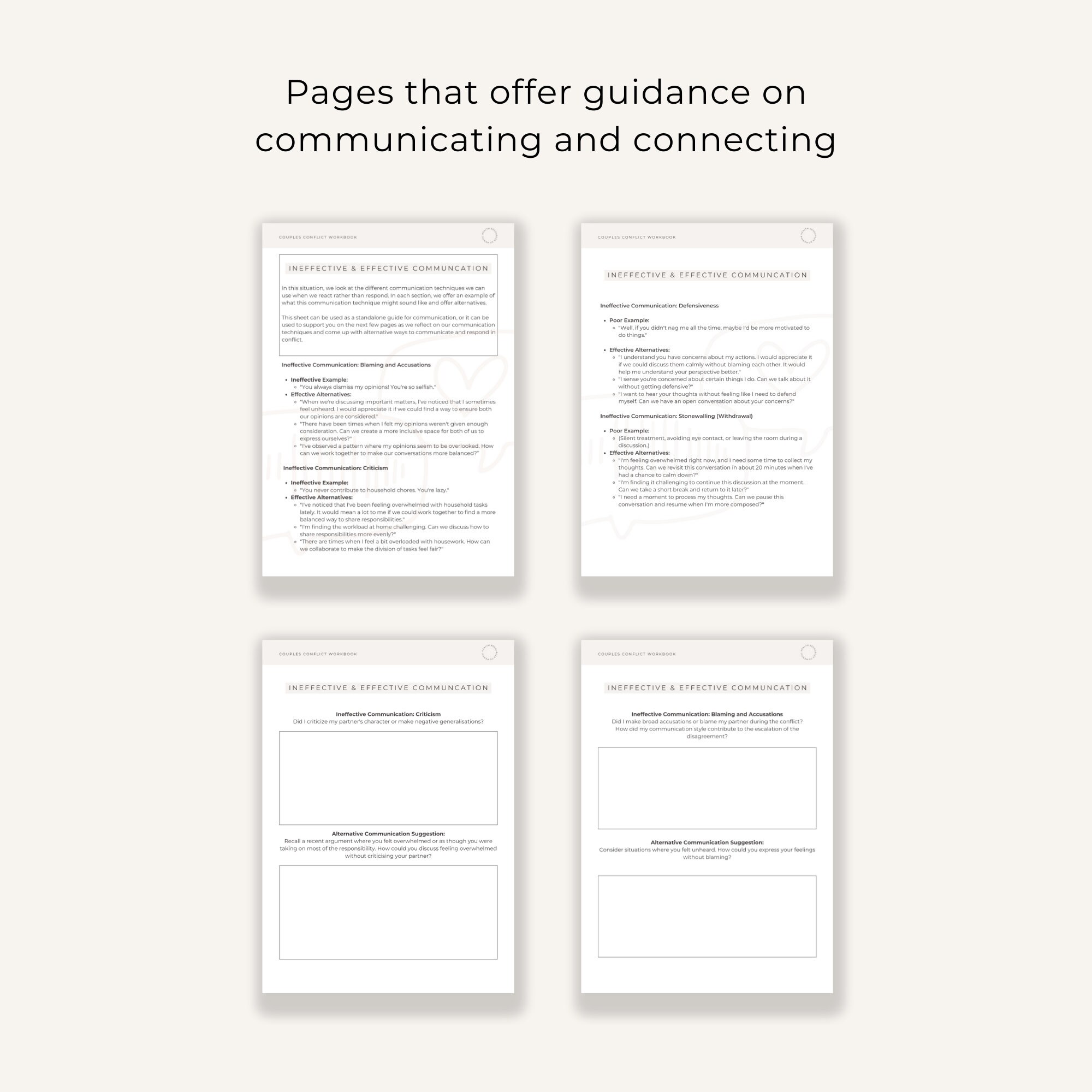 Reacting Vs Responding Worksheets Reacting Vs. Responding Conflict ...