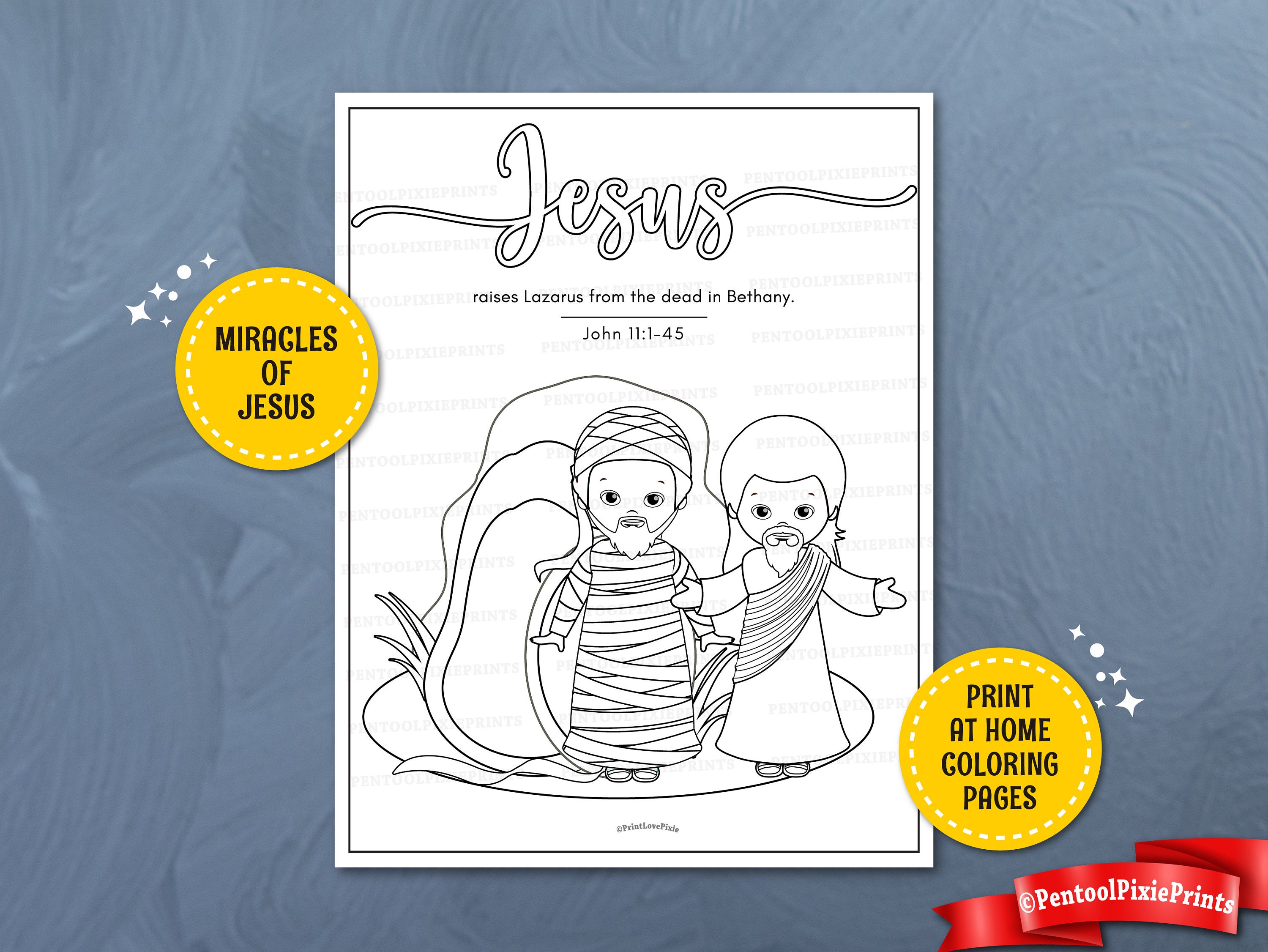 Free Coloring Pages Miracles Of Jesus