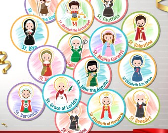 Saints Bottle Cap Images, Catholic Saints, Saint Stickers, Saints Print ...