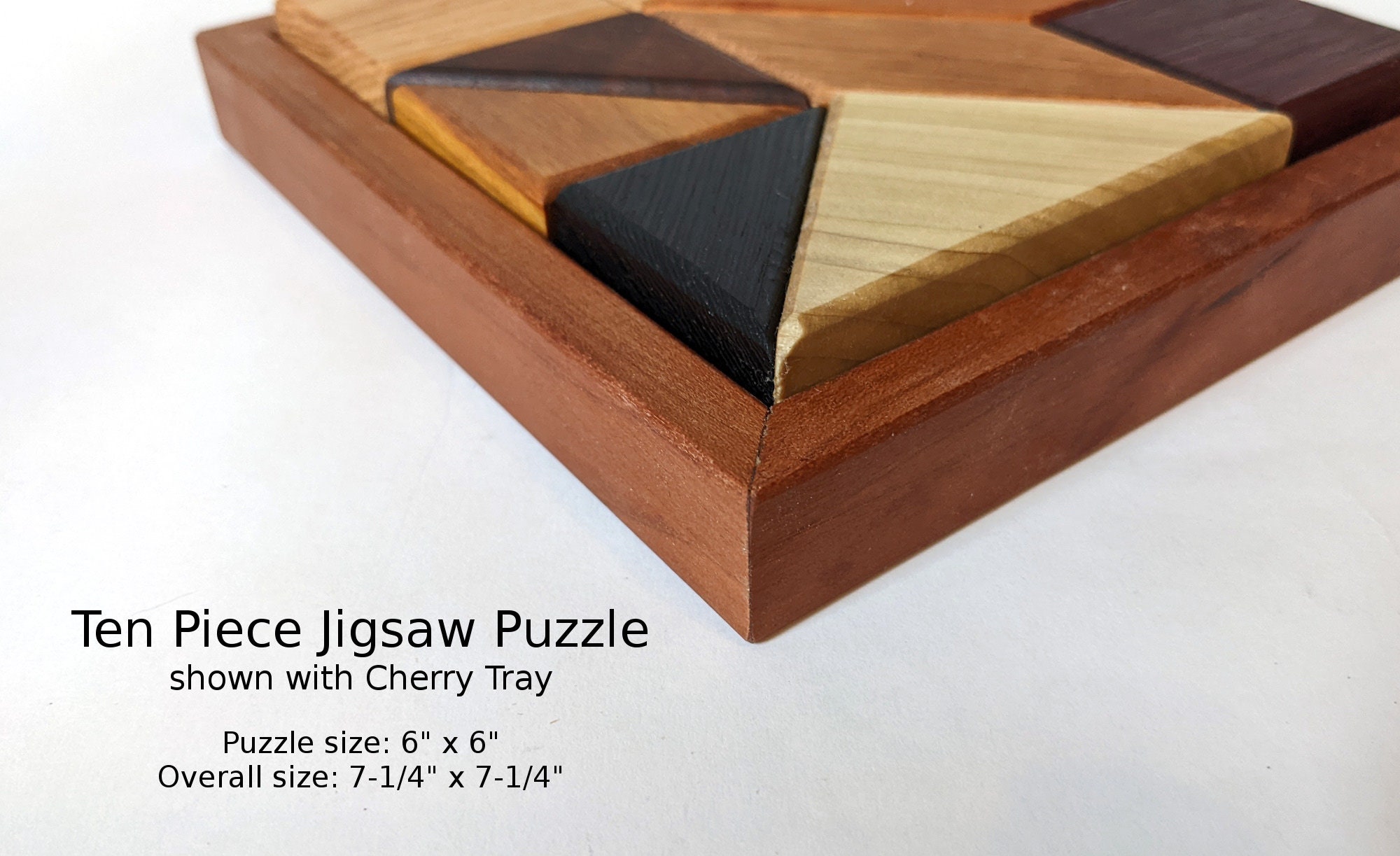 Wood Puzzle Brain Teaser, Geometric Shapes Jigsaw - Etsy