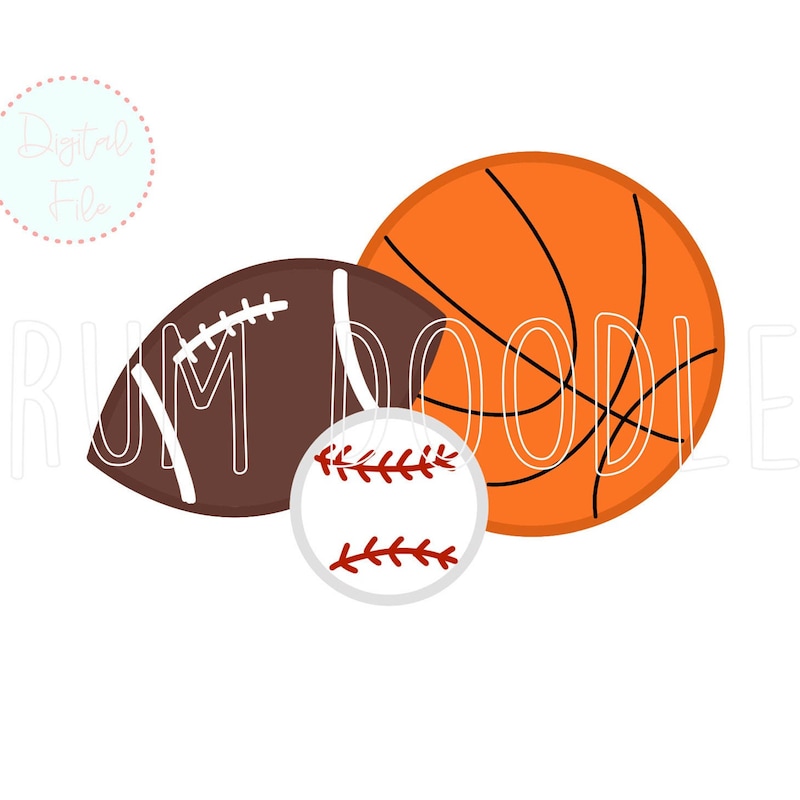 Basketball Football - Etsy