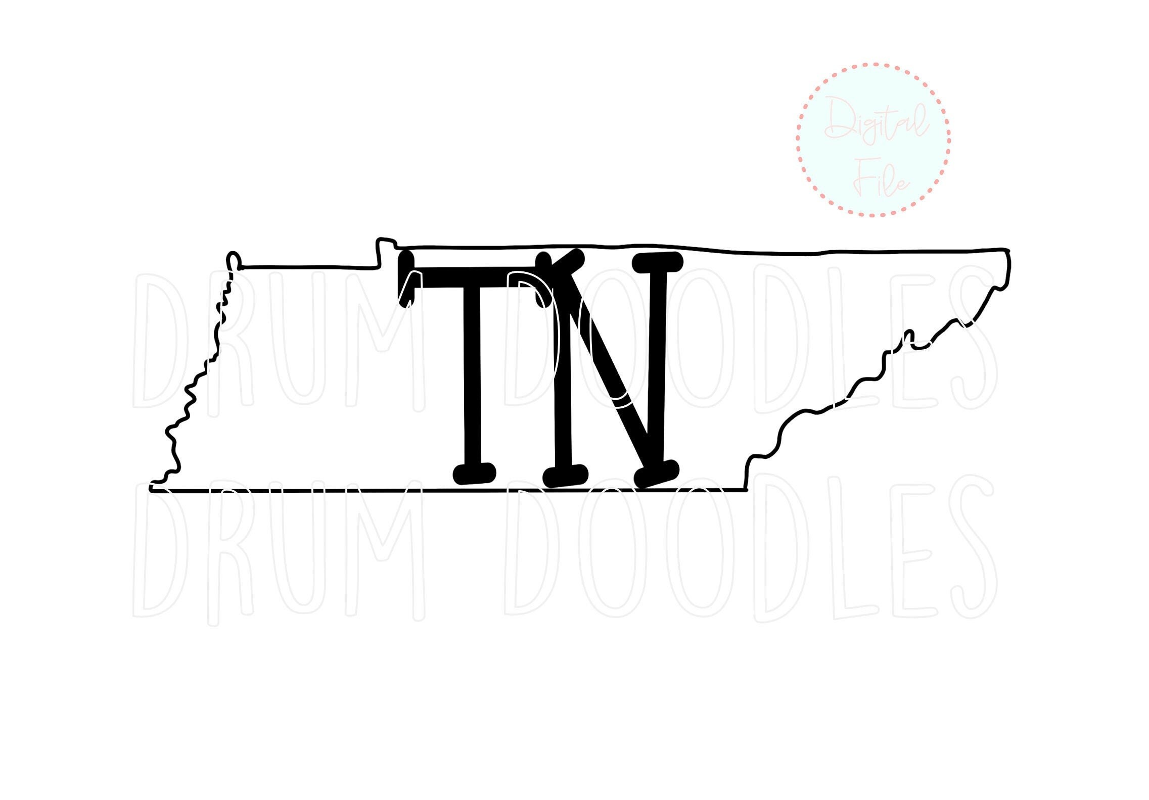 Tennessee State Outline PNG - TN PNG - Heat Transfer Design ...