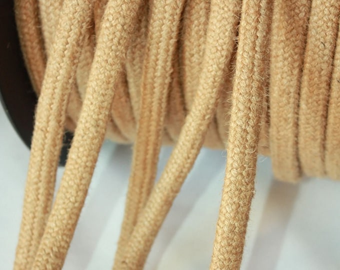 14 Mm Braided Empty Core Jute Rope 3 Yards of Natural and Elegant JUTE ...