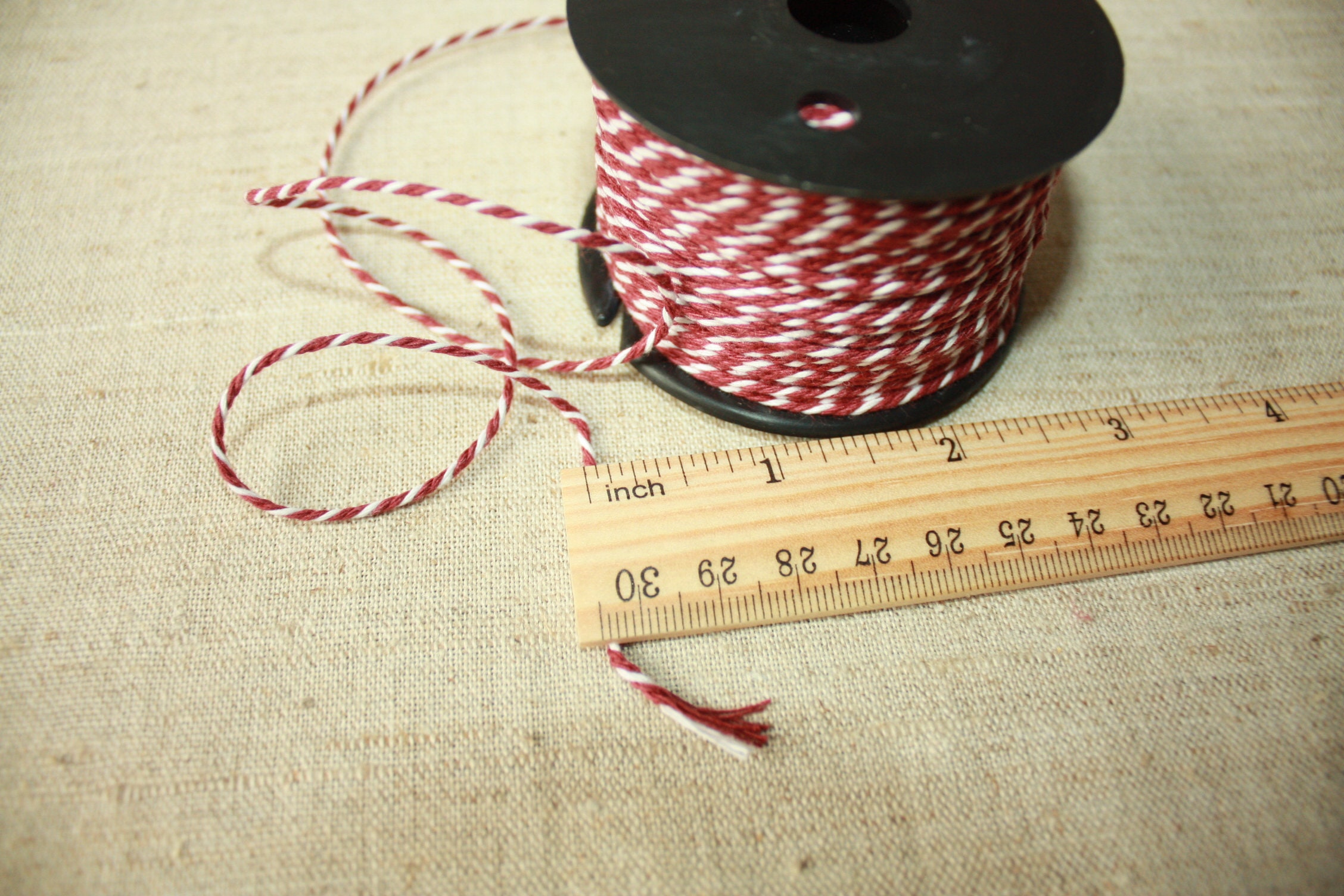 2 mm Cotton Yarn 1 Plastic Spool 55 Yards 50 Meters of | Etsy