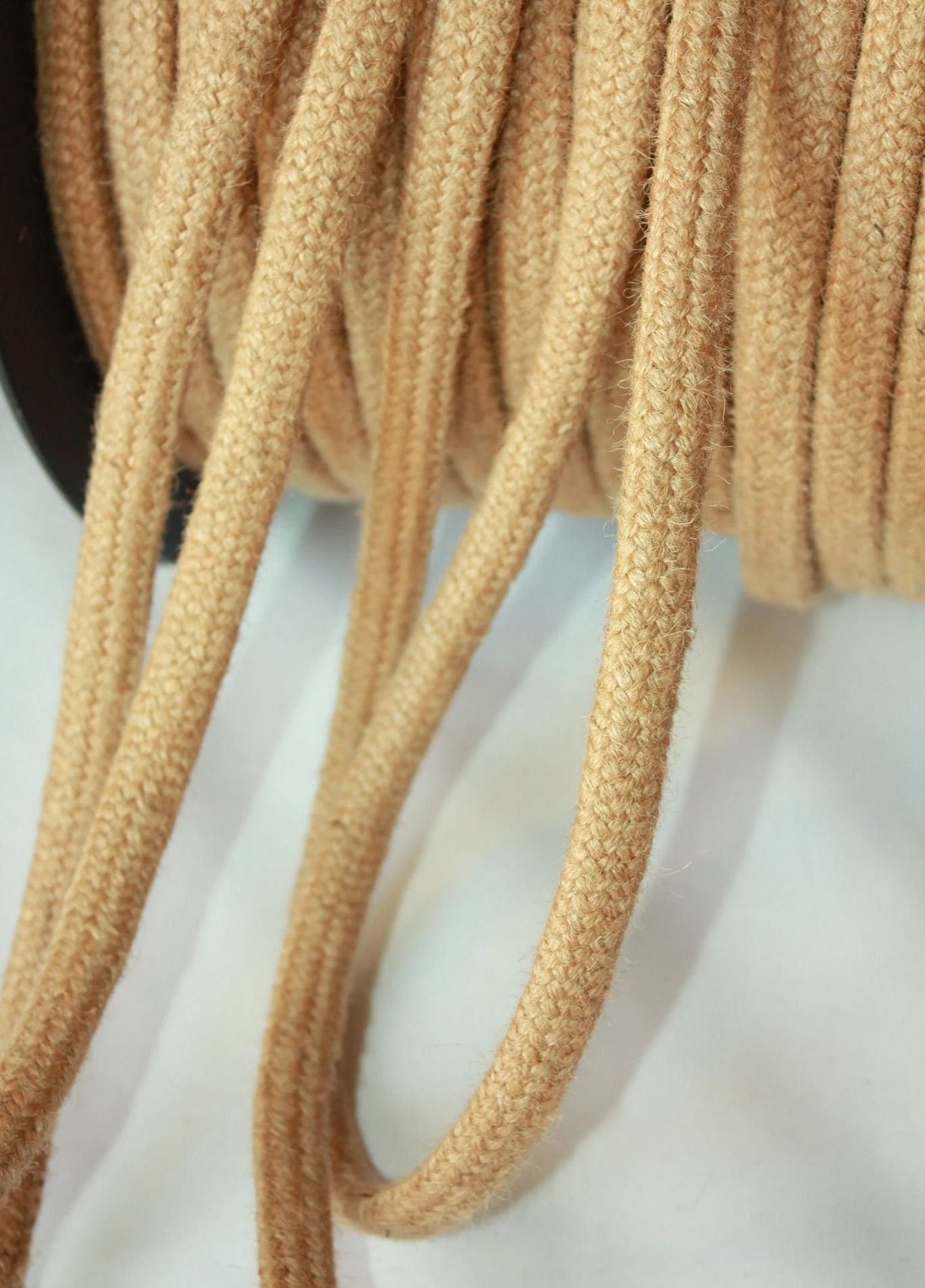 14 Mm Braided Empty Core Jute Rope 3 Yards of Natural and Elegant JUTE ...