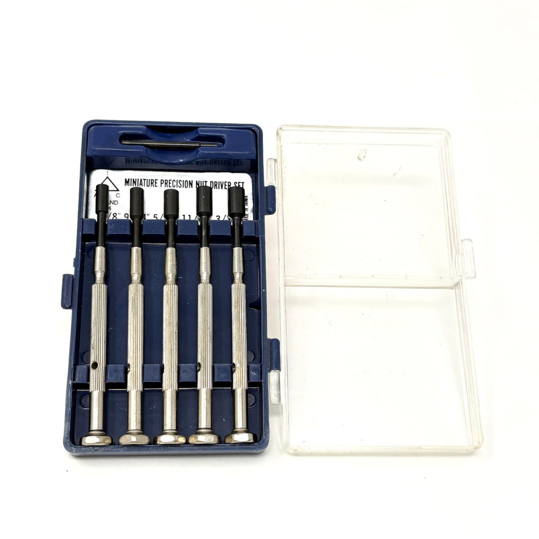 Vintage Miniature Standard Nut Driver Set AC Precision T224 Nut Driver ...