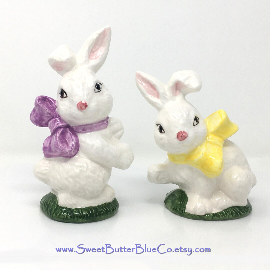 Vintage Pair of Bunny Rabbits, K’s Collection Set of Bunnies With ...