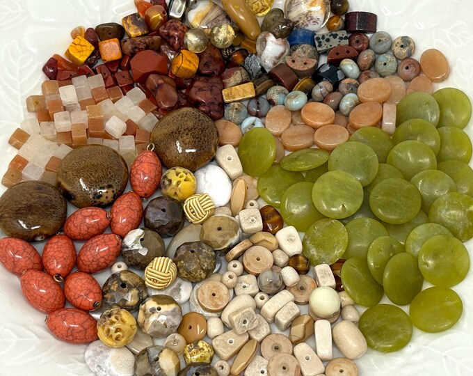 Huge Lot of Mixed Destash and Vintage Beads 14.5 Oz Bead Soup Mix of ...