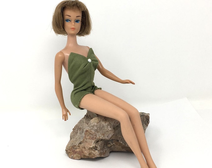 1966 American Girl Barbie, Bendable Legs Barbie Doll With Long Hair ...