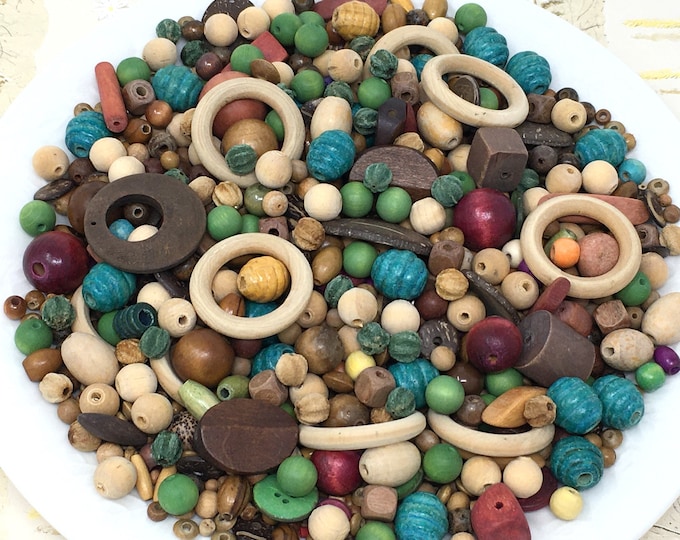 Boho Bead Lot Over 1lb Tribal Bead Soup, Mixed Bohemian Loose Beads of ...