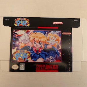 Super Nintendo SNES the MAGICAL POP N Custom Box Only - Etsy