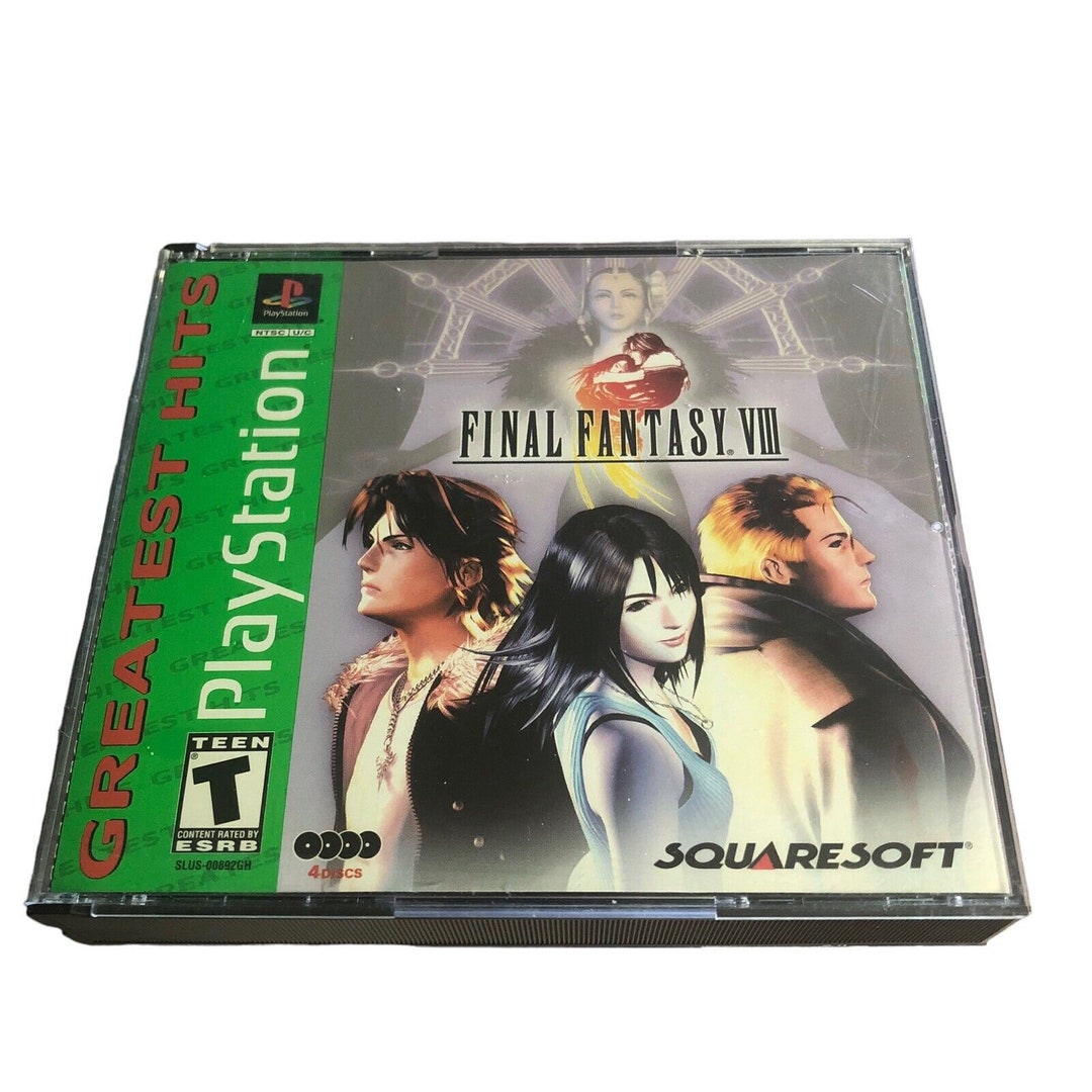 SONY Playstation PS1 Final Fantasy VIII 8 Greatest Hits Game Booklet ...