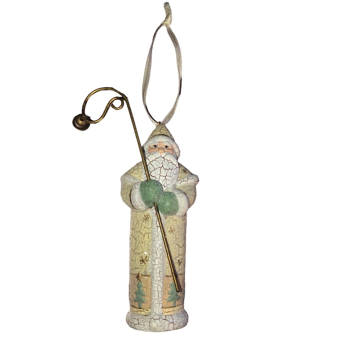 Vintage HALLMARK '02 "yuletide Santa" Chalkware Memories of Christmas ...