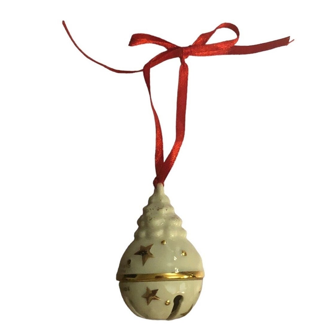 LENOX "just Jingles" Tree Bell Xmas Christmas Ornament Handcrafted ...