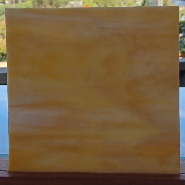 Amber Stained Glass Sheets - Etsy