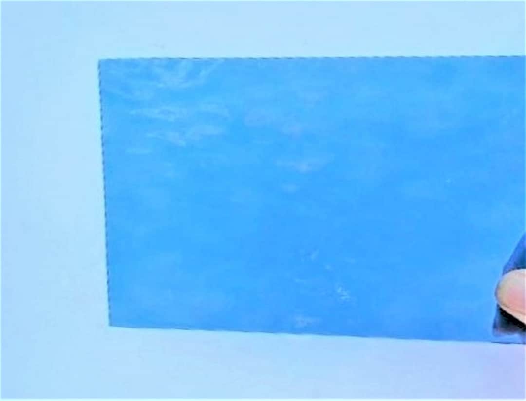 Pale Blue Spectrum Water Glass G-23 - Etsy