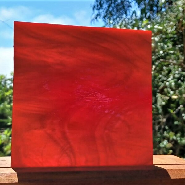 Sheets of Red Glass - Etsy
