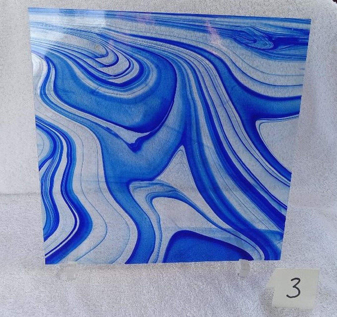 Spectrum Cobalt Blue Baroque Glass Sheets G-11A - Etsy