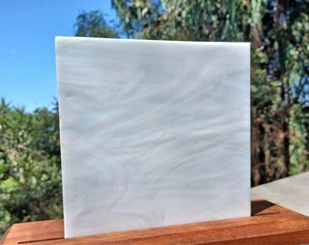 11.5 X 12 Stained Glass Sheet White and Dark Green spectrum 325-6 - Etsy