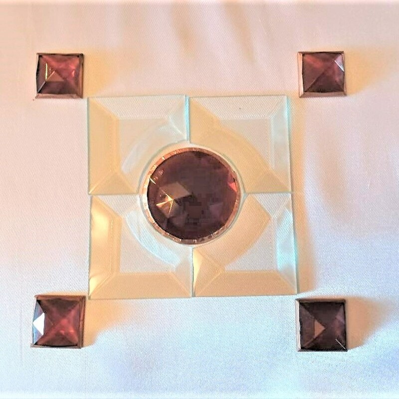 Orange Glass Squares - Etsy