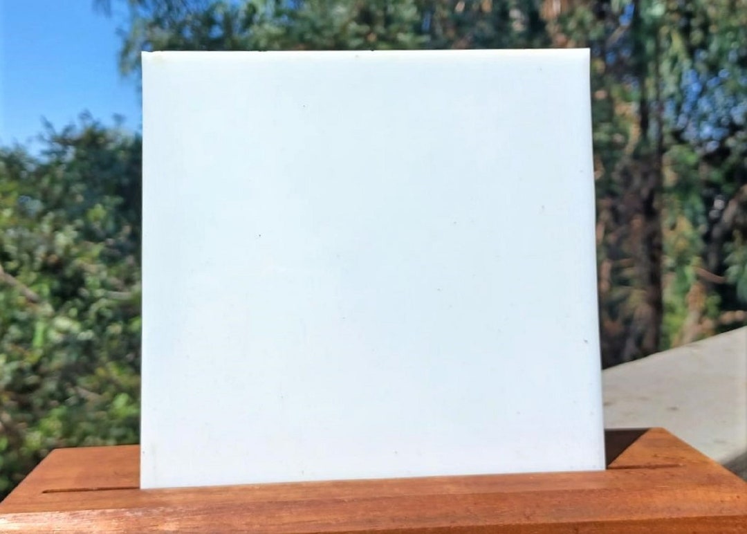 Spectrum Pure Solid White Glass Sheets (G - 6) - Etsy
