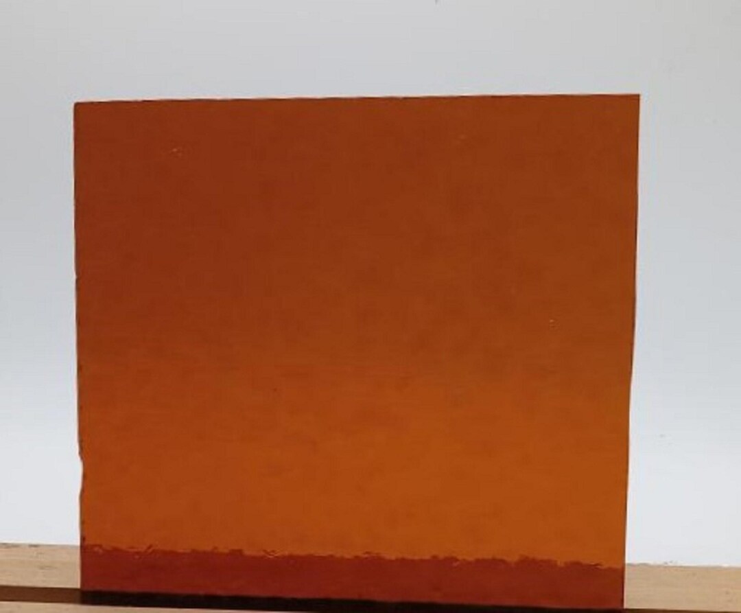 Wissmach Orange Rust Rough Rolled Glass G 97 - Etsy