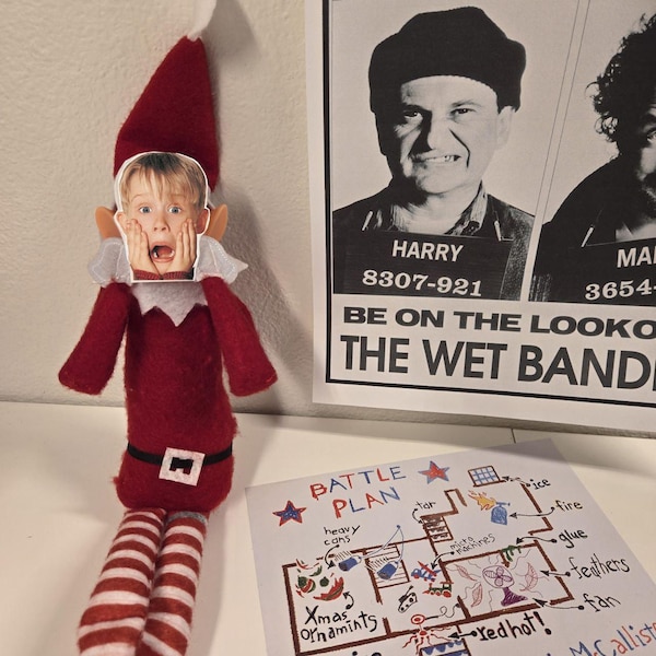 Home Alone Elf on Shelf - Etsy