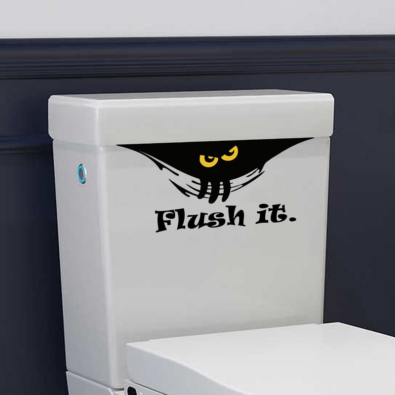 Funny Toilet Decal - Etsy