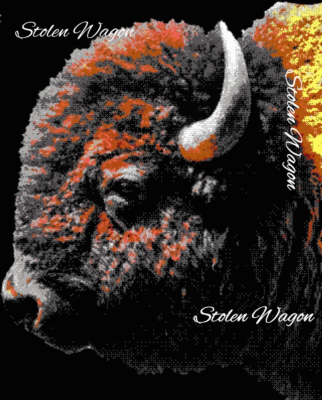 Buffalo Svg, Pixel Art, Bison Svg, Sublimation, Cricut, Silhouette - Etsy