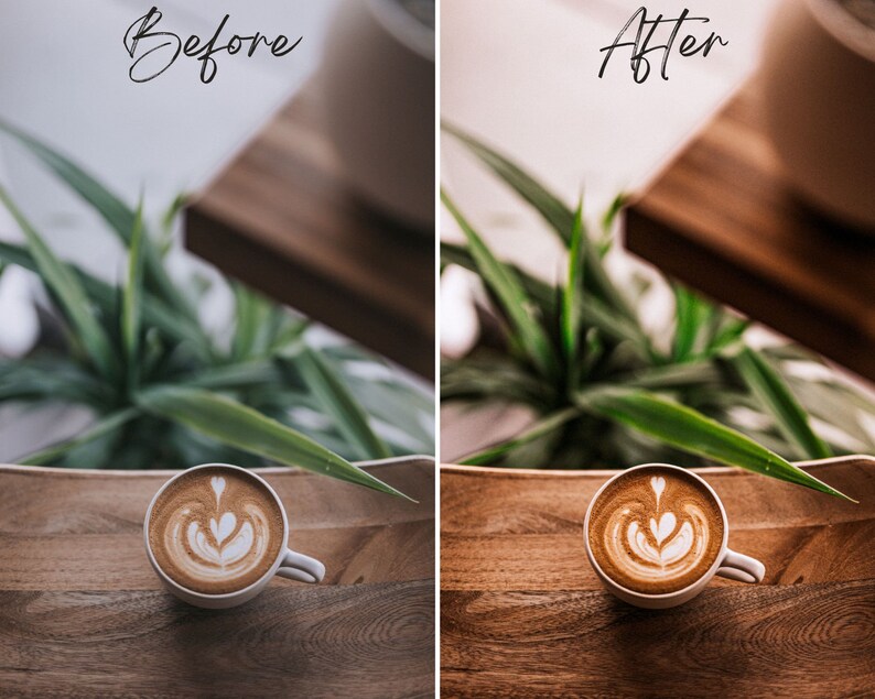 12 Premium Lightroom Presets, Cozy Warm Look, Instagram and Blogger ...