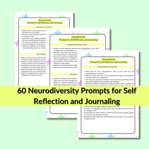 Empowering Neurodiversity Self-reflective Questions & Affirmations - Etsy