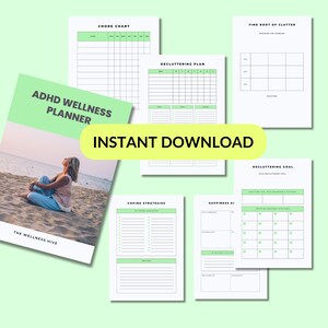 ADHD Planner for Adults / Adhd Planner Printable / Neurodiversity ...