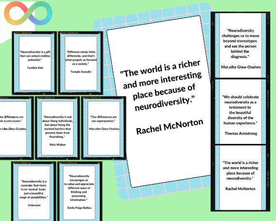 Neurodivergent Inspirational Quotes, Neurodiversity Flashcards ...