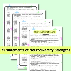 Empowering Neurodiversity Self-reflective Questions & Affirmations - Etsy
