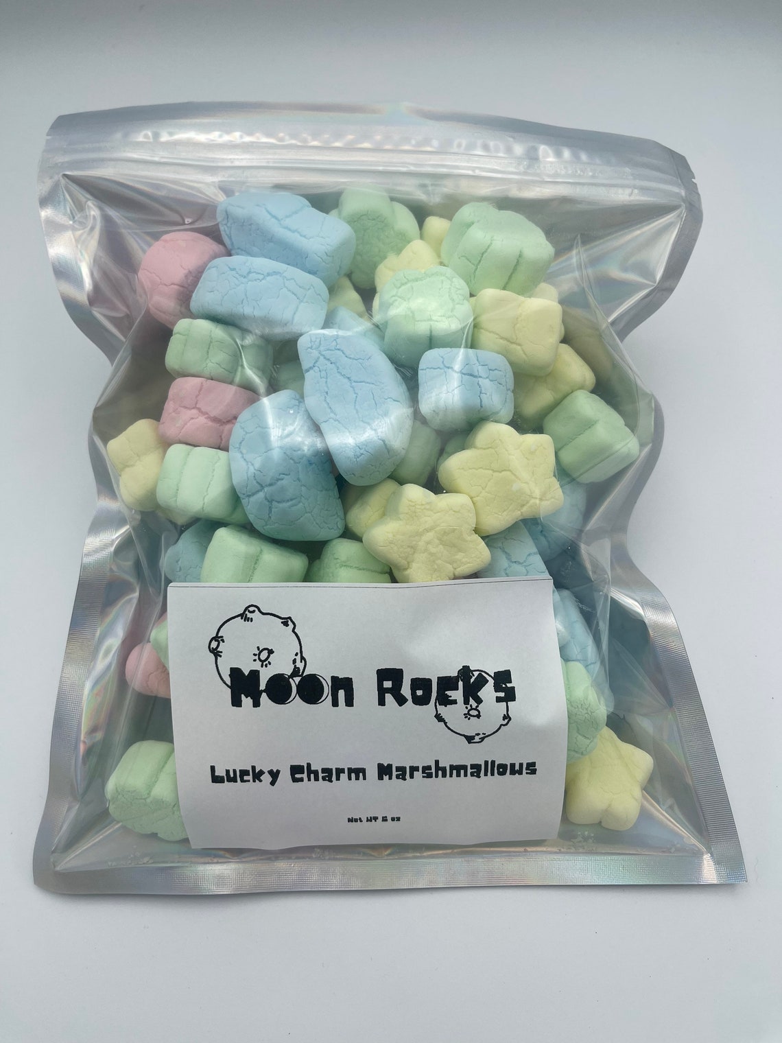 Lucky Charm Marshmallows Freeze Dried Moon Rock Candy | Moon Rock Candy ...