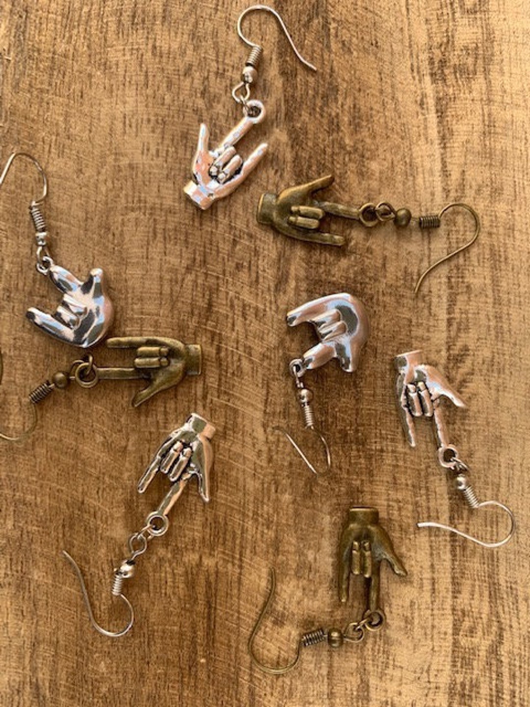 American Sign Language Earrings, ASL Earrings, ASL Jewelry, I Love You ...